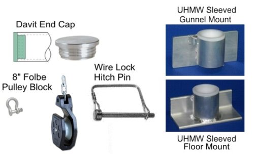 Discovery Bay Marine Gear Premium Schedule 40 Crab Pot Puller Davit Package