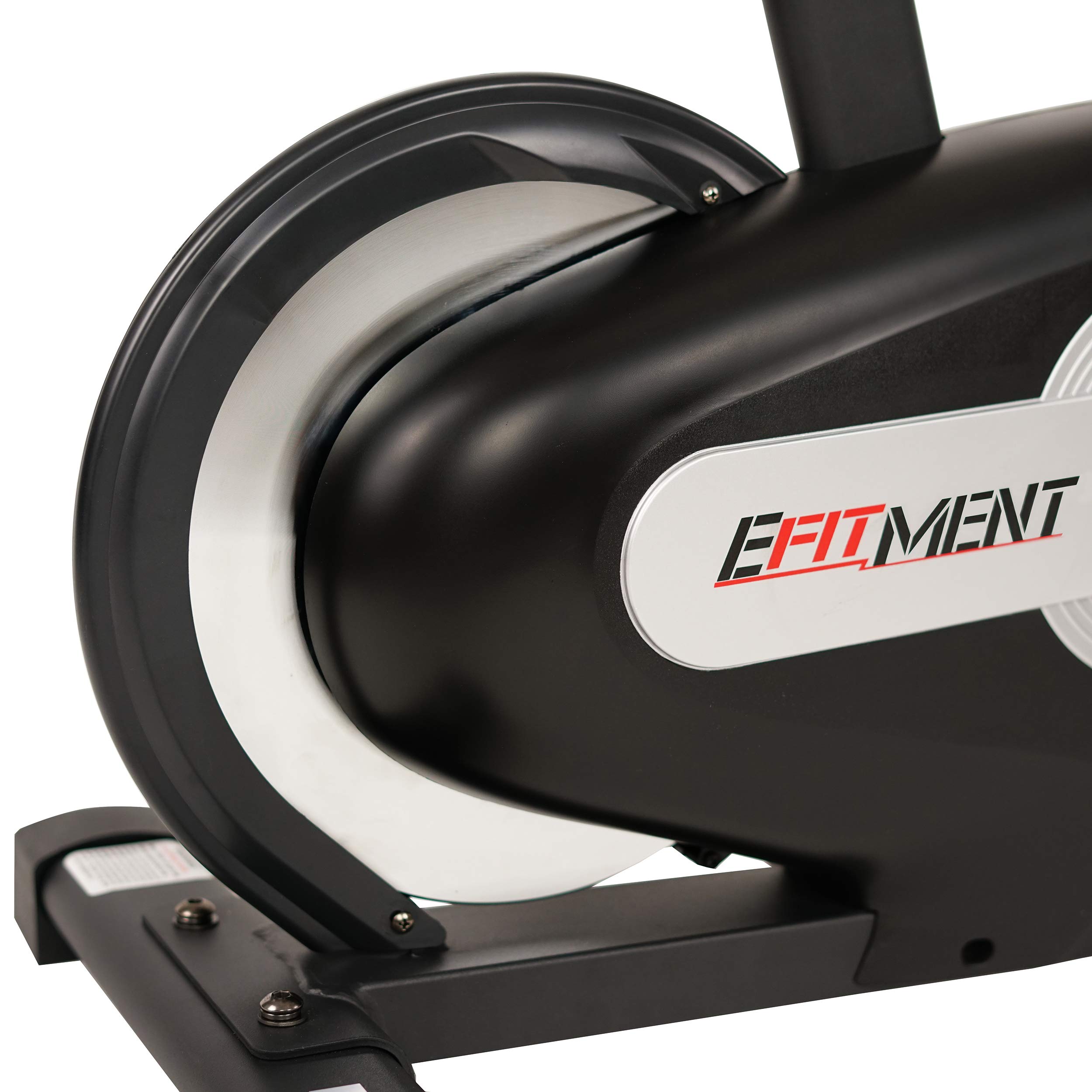 EFITMENT Rear Drive Magnetic Indoor Exercise Bike with LCD Monitor, 242 LB Max Weight and Tablet Holder- B015