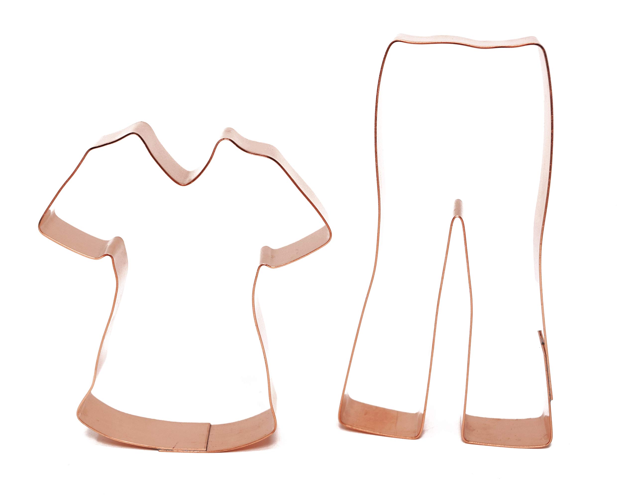 Hospital Scrubs Copper Cookie Cutter Set by The Fussy Pup