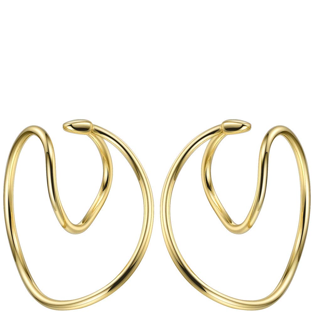 EF ENFASHION Trendy Geometric Line Elements Clip on Earrings Personalized Ear Cuffs for Women Teen Girls