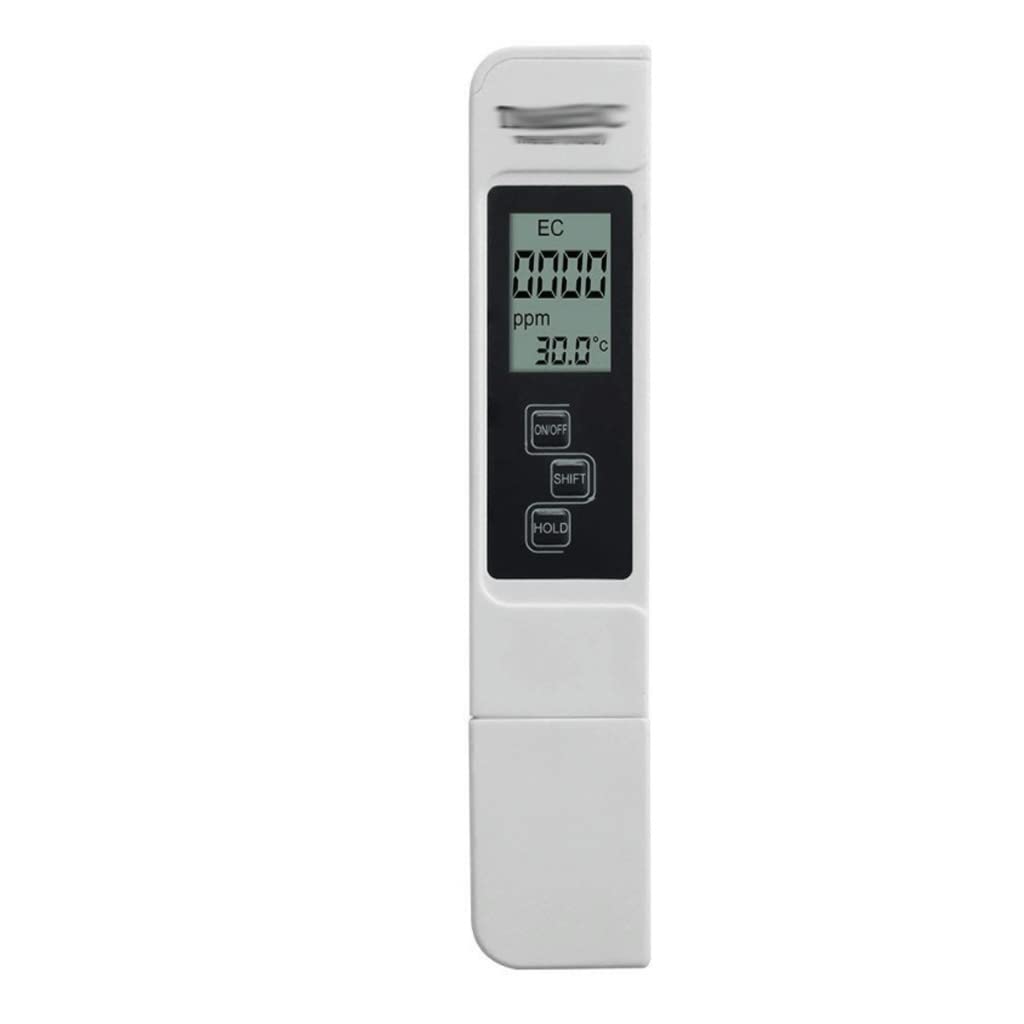 LHLLHL Digital Water Quality Tester TDS EC Meter Range 0-9990 Multifunctional Water Purity Temperature Meter Temp PPM Tester