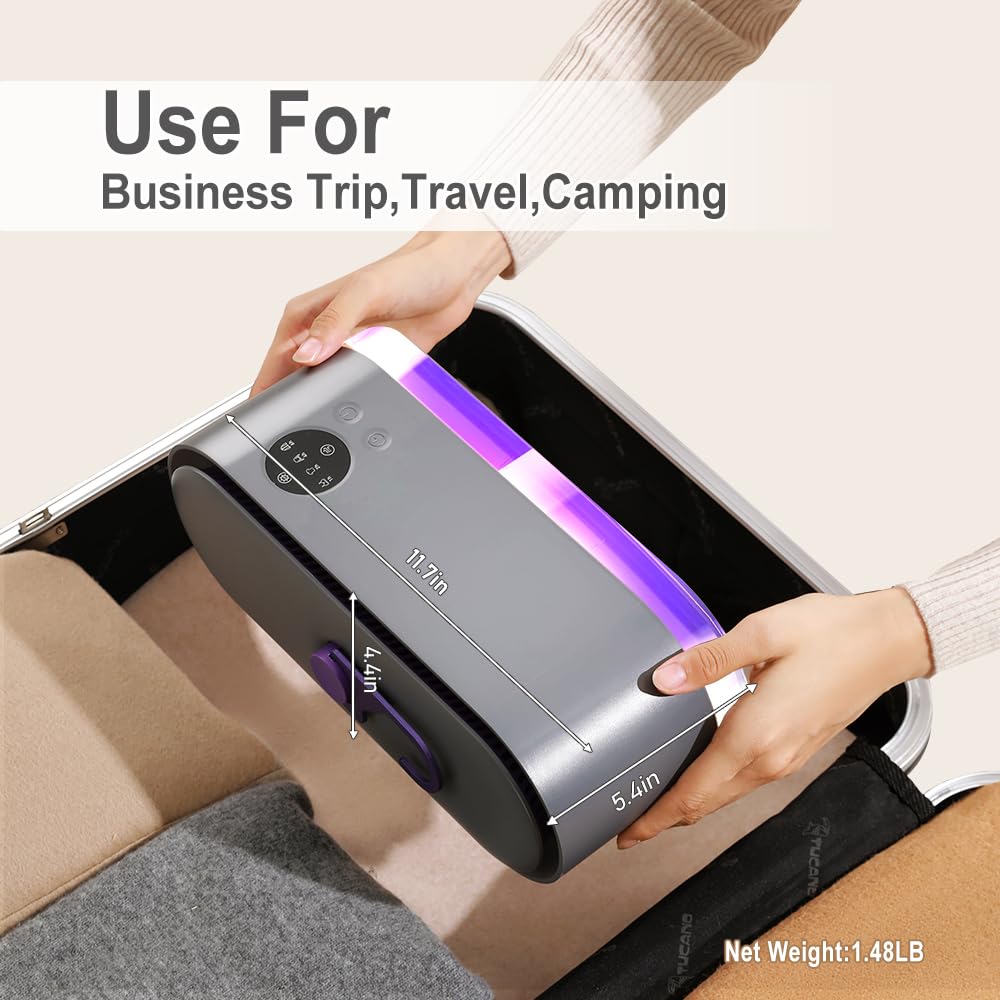 Mishcdea Portable Clothes Dryer Mini Clothes Dryer Save Space Folding Compact Dryer Machine With Dry Bag For Laundry Electric Portable Dryer For Camping ，Business Trip， Travel ，Home And Apartment