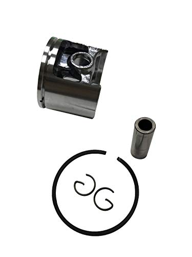 ENGINERUN 52MM Piston & Piston Ring Kit Compatible with Husqvarna 272 272xp Chainsaw Red Max Chainsaw OEM 504017002 503609803