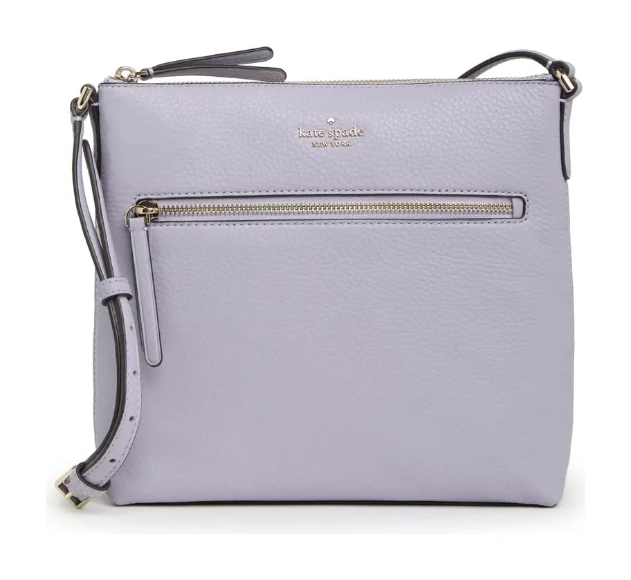 Kate Spade Leather Crossbody/Shoulder Bags, Top Zip, Jackson, Frozen Lilac