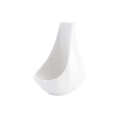 EXECAB Spoon Holder Spoon Rest Holder Ceramic Stand Utensil Kitchen Ladle Rack Chopstick Cooking Porcelain Pottery Chopsticks Teaspoon Fork Soup