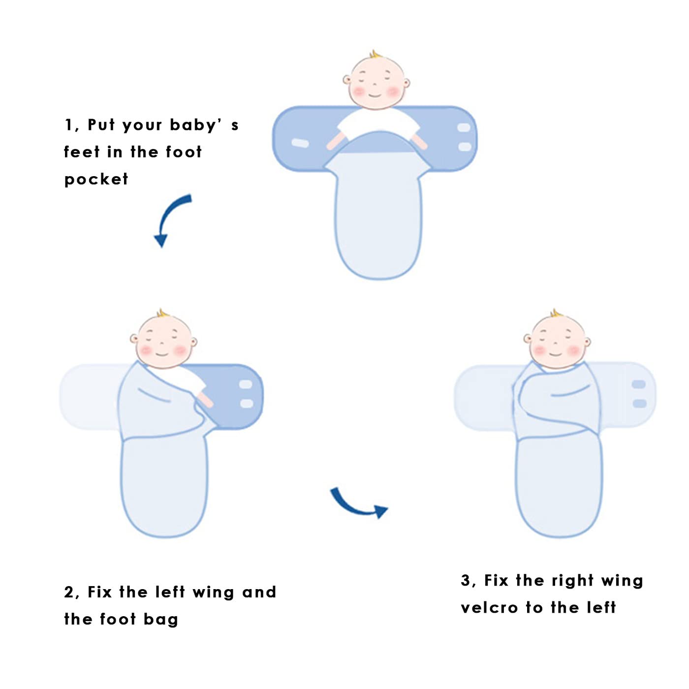 ZIGJOY Newborn Swaddle Blanket 100% Cotton Baby Adjustable Swaddle 1.0 TOG Infant Transition Swaddle Wrap with Beanie Cap for 0-6 Months(Pink Glasses)