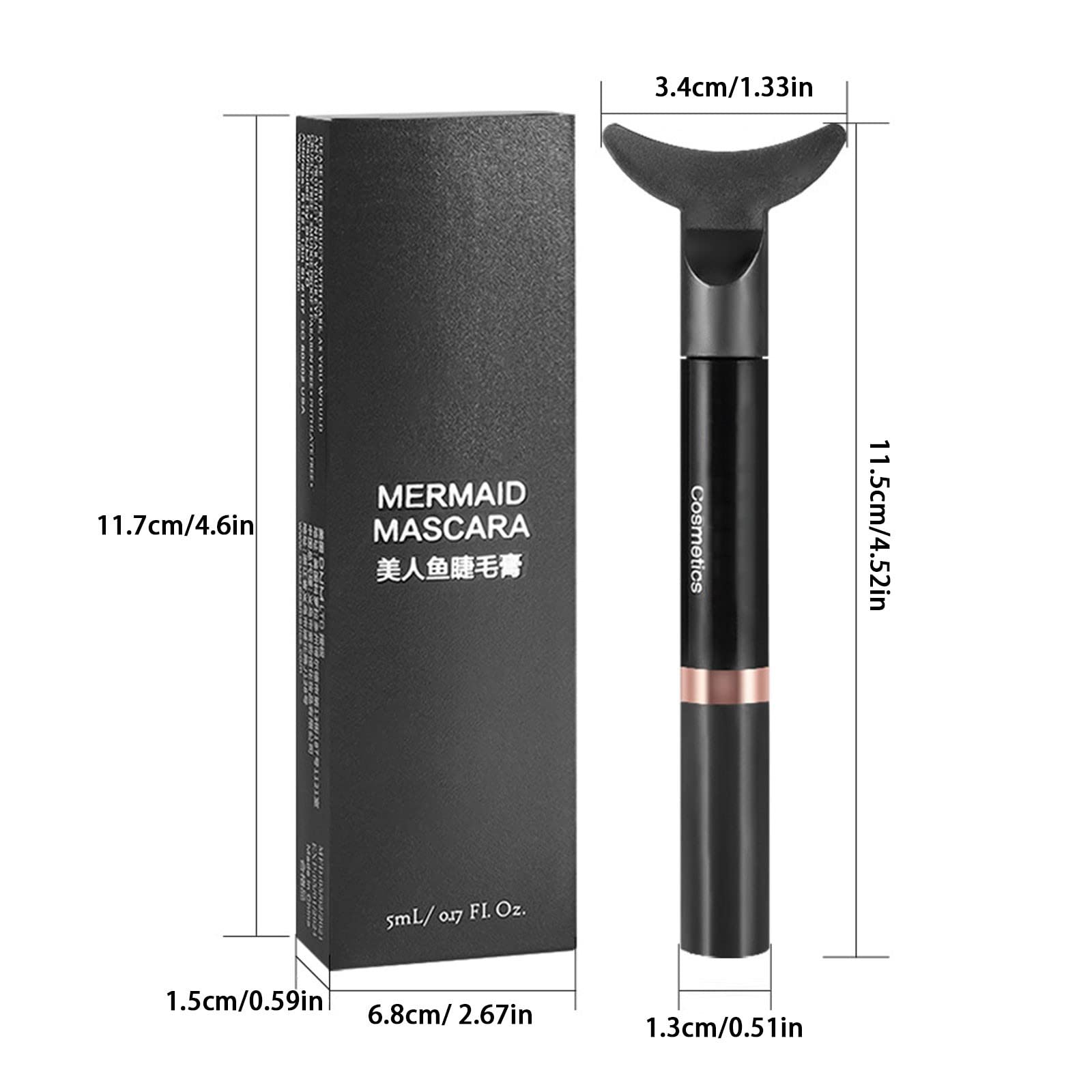 Fit Mascara Long Silk And Eyelashes Mascara Waterproof Makeup Mascara Mascara Curly Eyelash Color Extension Colorful Thick Long Simply Fiber Mascara Science(B-A)