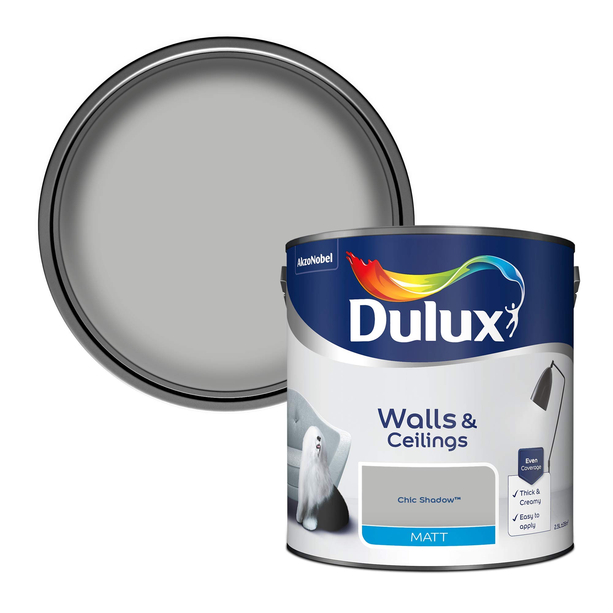 Dulux Matt Chic Shadow 2.5L [Misc.]