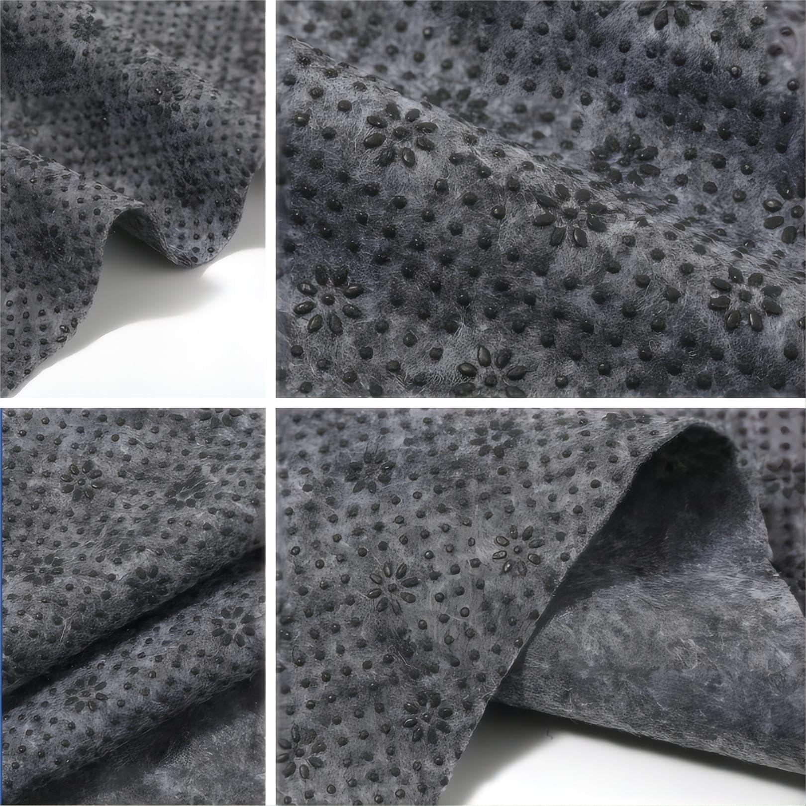 MovFlax 71"x40" Non-Slip Rug Backing Felt Cloth and 59"x40" Primary Tufting Cloth with Marked Lines, Tufting Yarn Fabric Frame for Carpet, Large Monks Cloth Kit for Cut Pile Tufting Gun