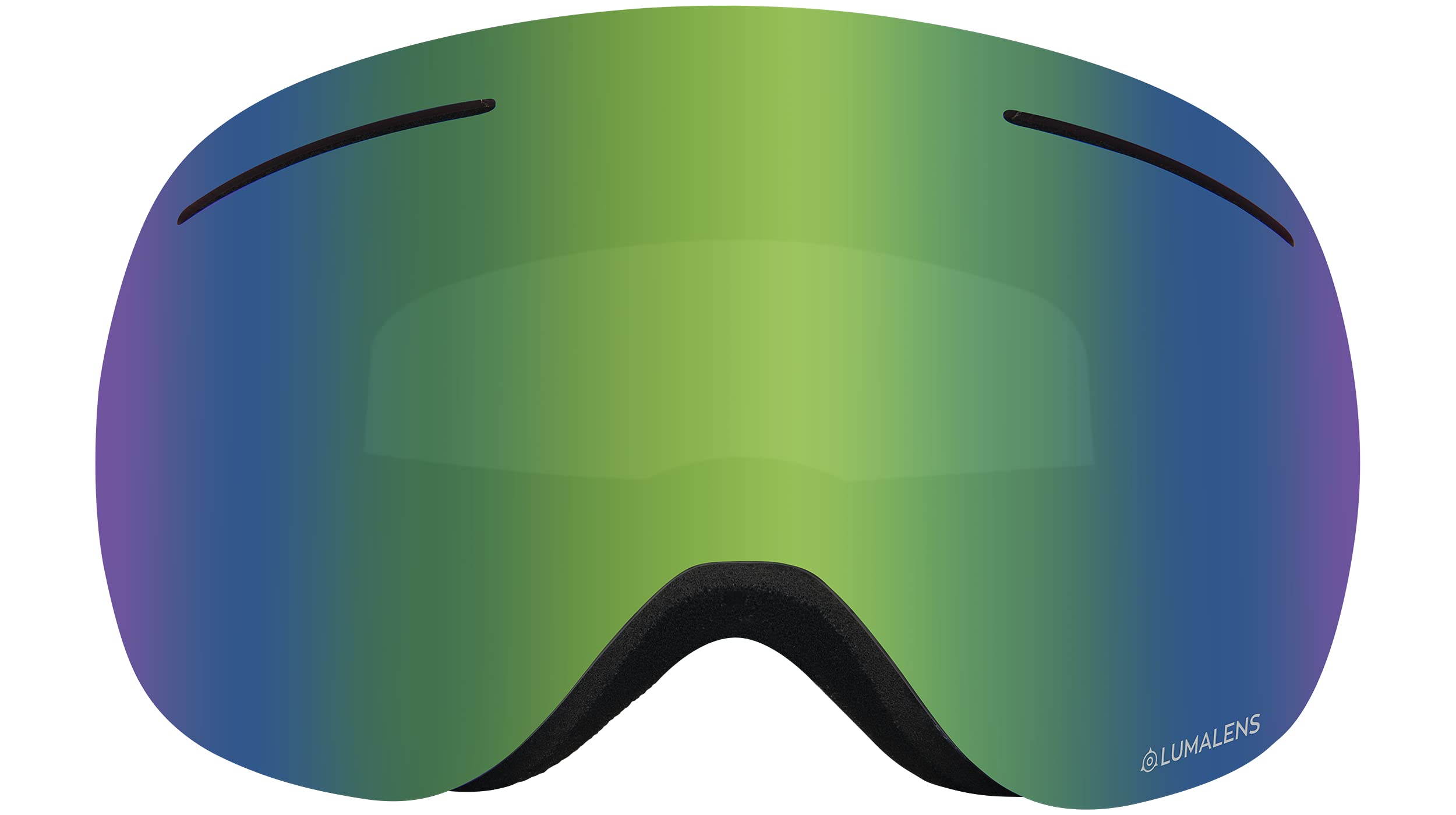 Dragon Alliance X1 Ski Goggles, Large, Black, Split/Luma Green Ion Lens