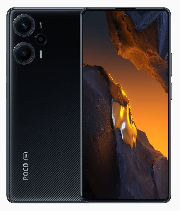 Xiaomi Poco F5 5G Dual 256GB ROM 8GB RAM Factory Unlocked (GSM Only | No CDMA - not Compatible with Verizon/Sprint) Mobile Cell Phone Global - Black