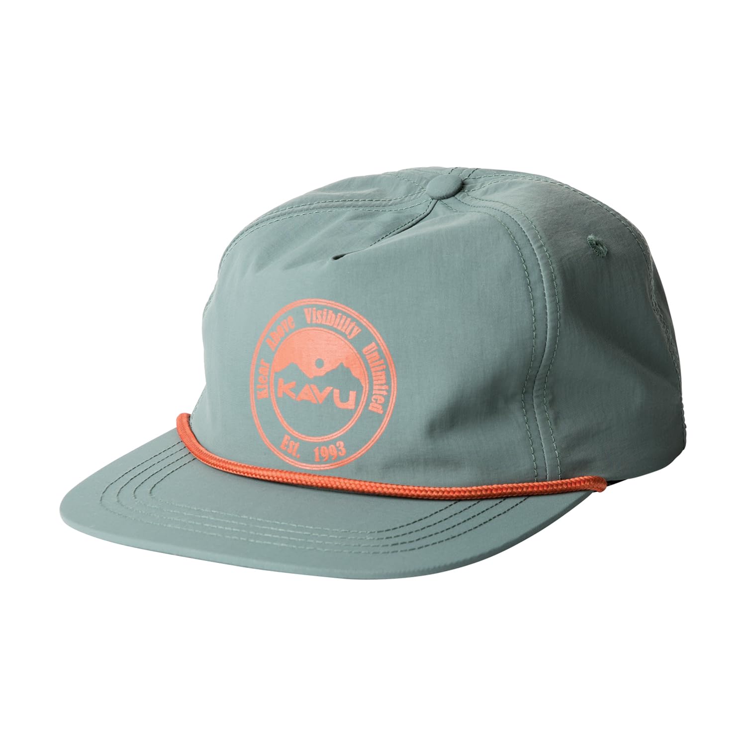 KAVU Bryon Bay Five Panel Unstructured Cap - Dark Forest