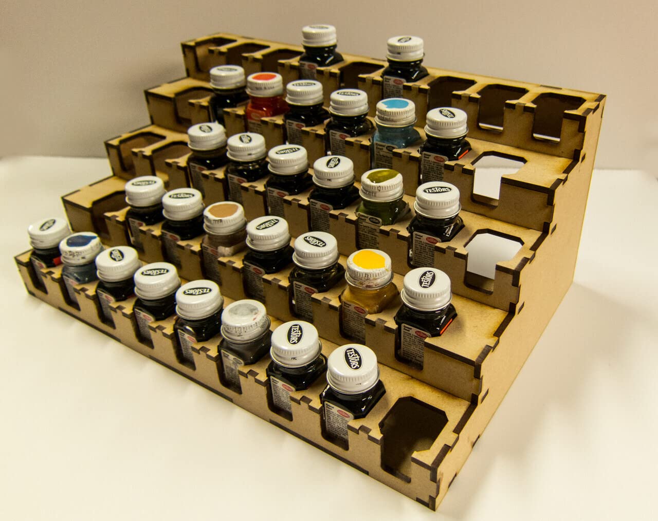 GameCraft Miniatures Paint Rack - Testors Square Enamels