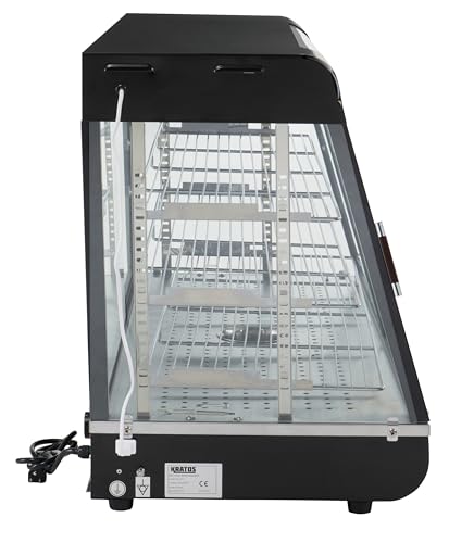 Kratos 30Y-017 48" Hot Food 3 Shelf Display Case and Merchandiser with Sliding Doors - 120V, 1200W