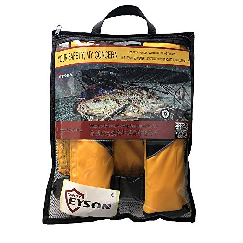 Eyson Slim Inflatable Life Jacket Life Vest Automatic (Olive)