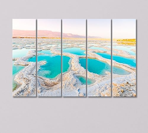 Dead Sea Coast Canvas Print 1 Panel / 36x24 inches