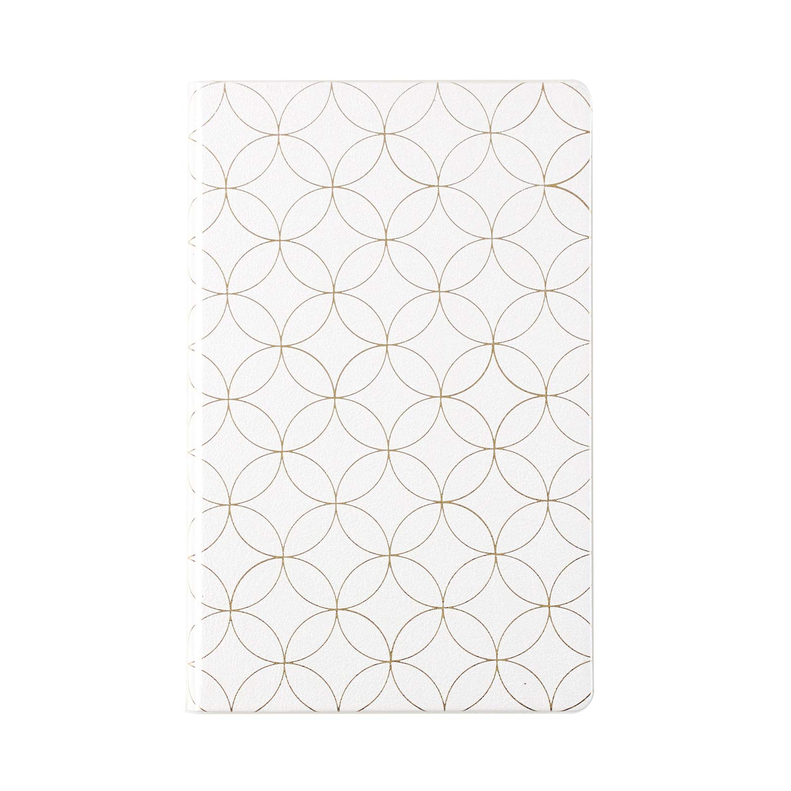 Erin Condren 5" x 8" Softbound/Soft Cover Notebook & Journal (College Ruled) - Mid Century Circles Cover and Layflat Binding Design. 124 Pages of Thick 80# Mohawk Paper