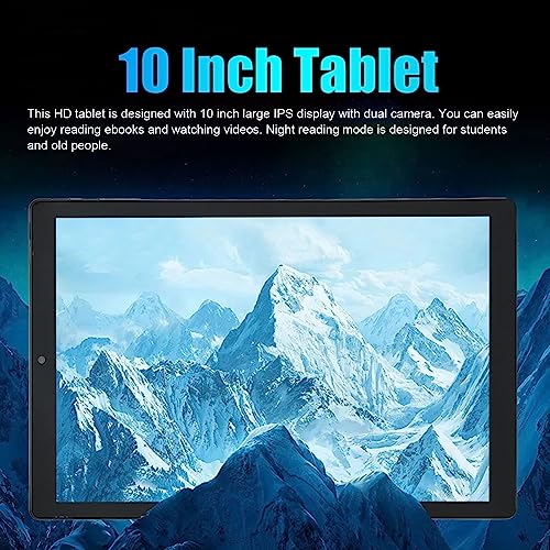Game Tablet, 4GB 64GB 5G WiFi Green 100-240V HD Tablet 5MP Front 8MP Rear for Kids for Reading (US Plug)