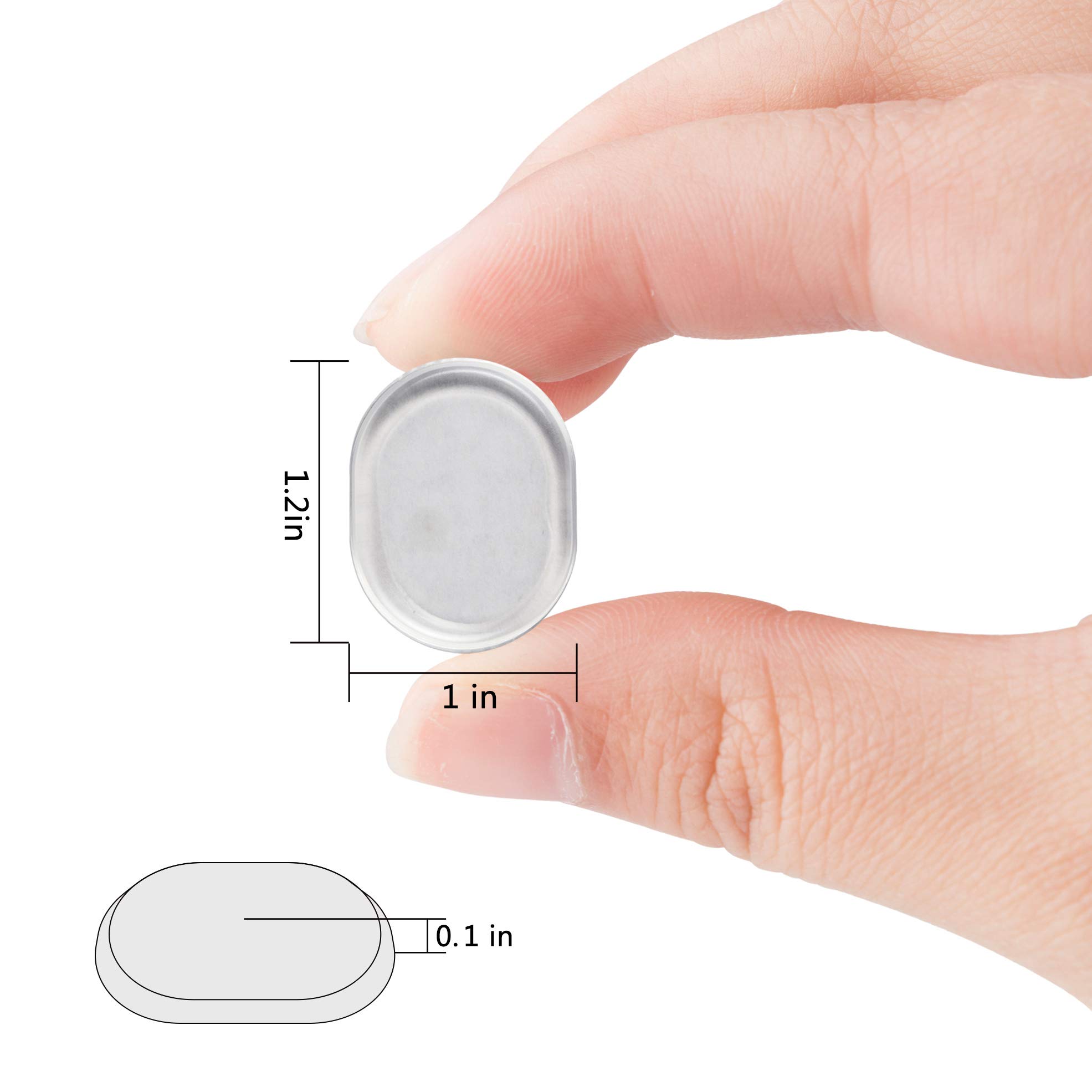 Drum Gel, 44pcs Clear Drum Dampeners for Snare Drum, Silicone Silencers, Mute, Muffler Dampening Gel Pads, Drum Damper for Snare Tom Drum Cymbals