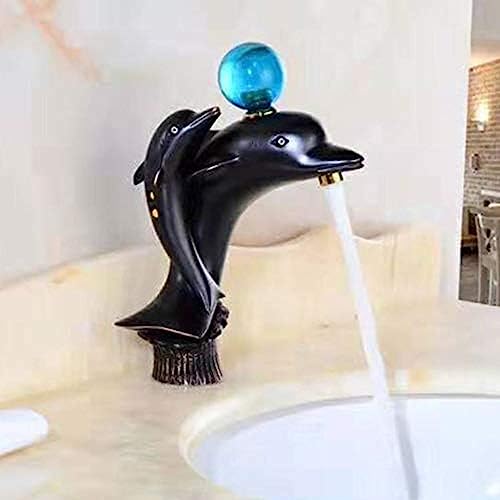 Kitchen & Bath Fixtures Taps Faucet,EuropUPC Basin Faucet Gold Hot and Cold Basin Faucet Bathroom Wash Basin Faucet - Retro Faucet, C,E,Sink Faucet