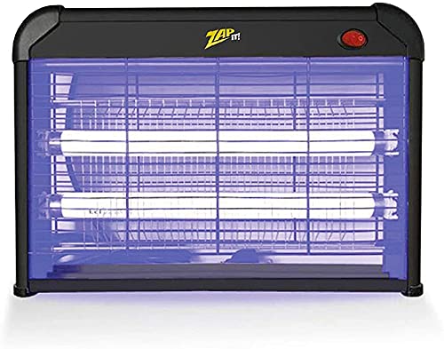 Zap It Electric Indoor Bug Zapper (2,800 Volt) Plug-in 360 Degree Mosquito, Bug, and Insect Killer, Non-Toxic Attractant UV Light and Electric Shock