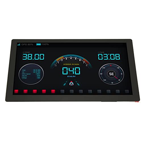 KUIDAMOS Capacitive Touch Screen, Touch Screen Monitor High Color Gamut 1024x600 for Consumer Electronics for Electronic Sentry