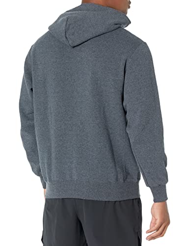 Russell Athletic Men's Dri-Power Pullover Fleece Hoodie, Black Heather, XX-Large