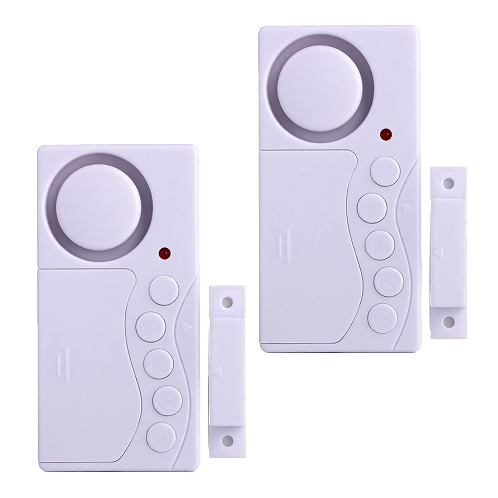 JOJOCY Freezer Door Alarm When Left Open,Fridge Door Alarm with Delay Upgrade 3/15/30/60 Seconds Security, Adjustable Delay Wireless Fridge Alarm Door Open Chime Refrigerator Wireless Alert (2)
