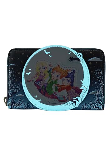 Loungefly Hocus Pocus Poster Glow Zip Around Wallet