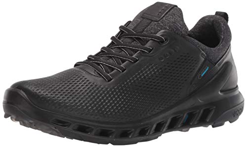 ECCO Men's Biom Cool Pro Gore-TEX Golf Shoe, Black Yak Leather, 13-13.5