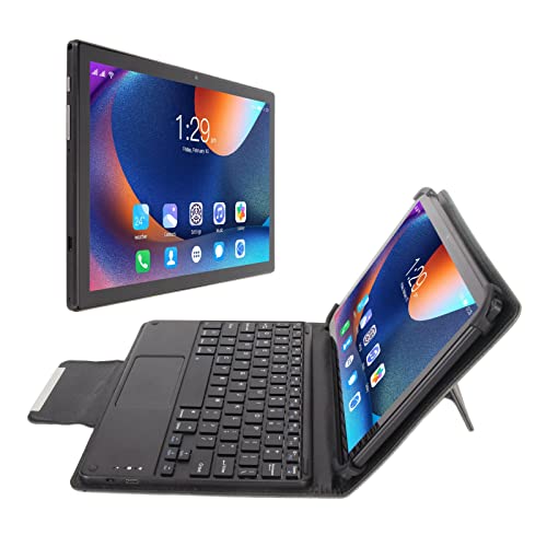 Gaeirt 10.1 Inch Tablet, 2 in 1 Tablet 5G WiFi 8MP Front 16MP Rear 100‑240V 8GB RAM 256GB ROM 8 Core CPU for Office (US Plug)