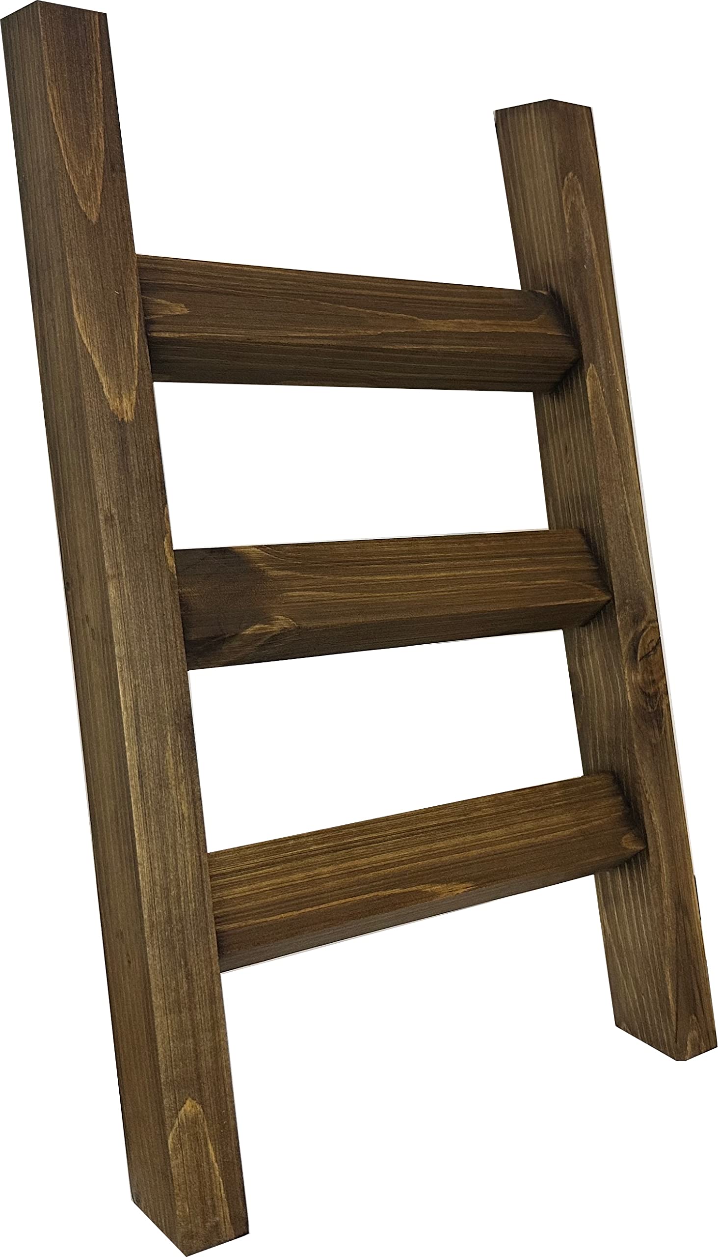 Kitchen Hand Towel Ladder, Bathroom Hand Towel Ladder, Mini Towel Ladder, Tea Towel Ladder, Many Colors Available (Dark Walnut)