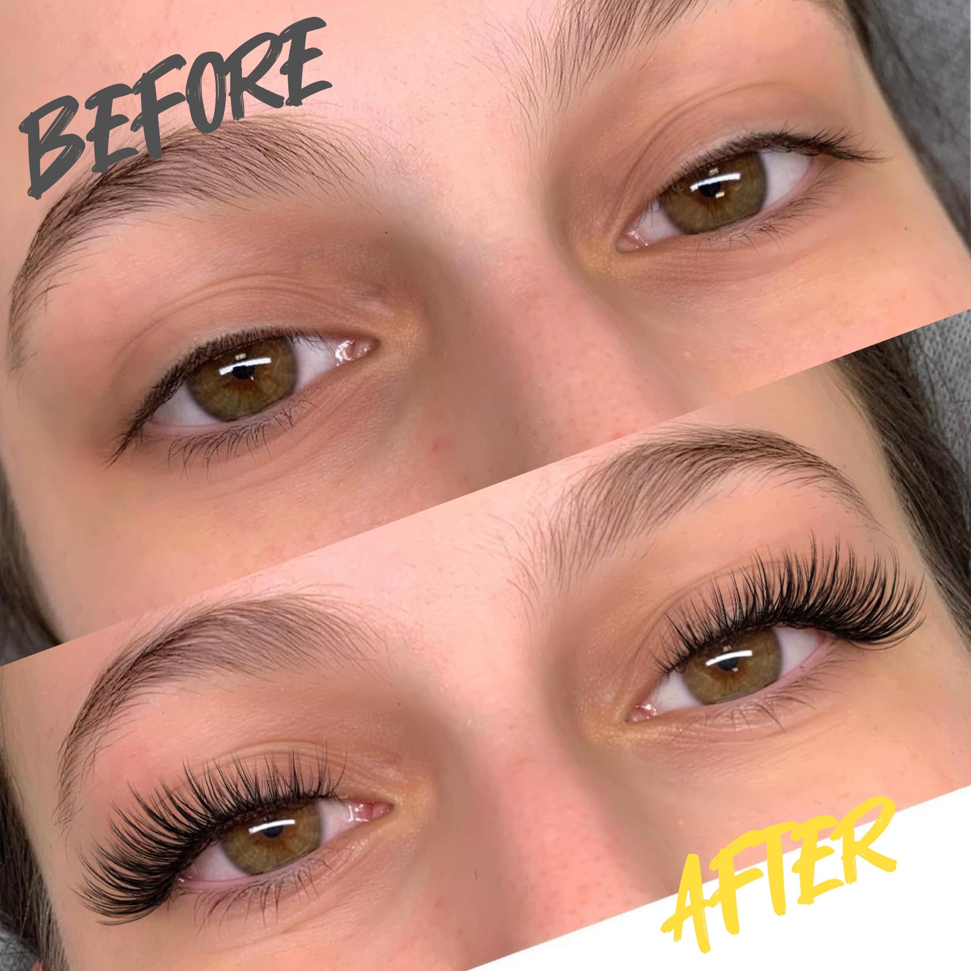 DIY Lash Extension Kit Natural Looking Cluster Lashes 120 Pcs Mixed Lengths Wispy Eyelash Clusters with Lash Bond and Seal and Eyelash Applicator Tweezers Pack by Mavphnee