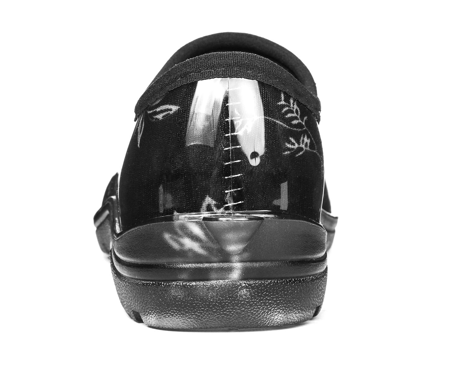 DKSUKO Women's Rain Boots Waterproof High Top Rain Shoes with Lace Up Anti-Slip Garden Shoes(Tree Leaf,8)