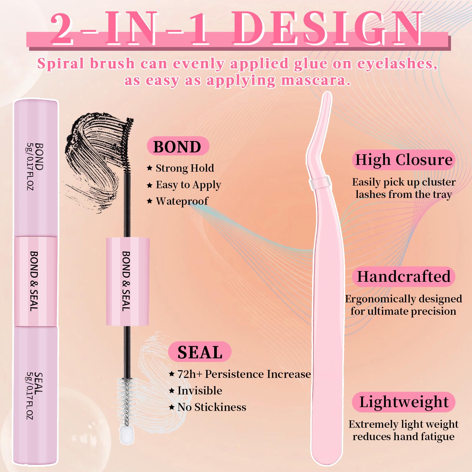 DIY Lash Extension Kit 280Pcs 30D 40D Individual Lashes Clusters With Lash Bond and Seal and Lash Applicator 10-16mm Mix D Curl volume Lashes Wispy DIY EyeLash Extension Kit At Home, By FOINEMYED
