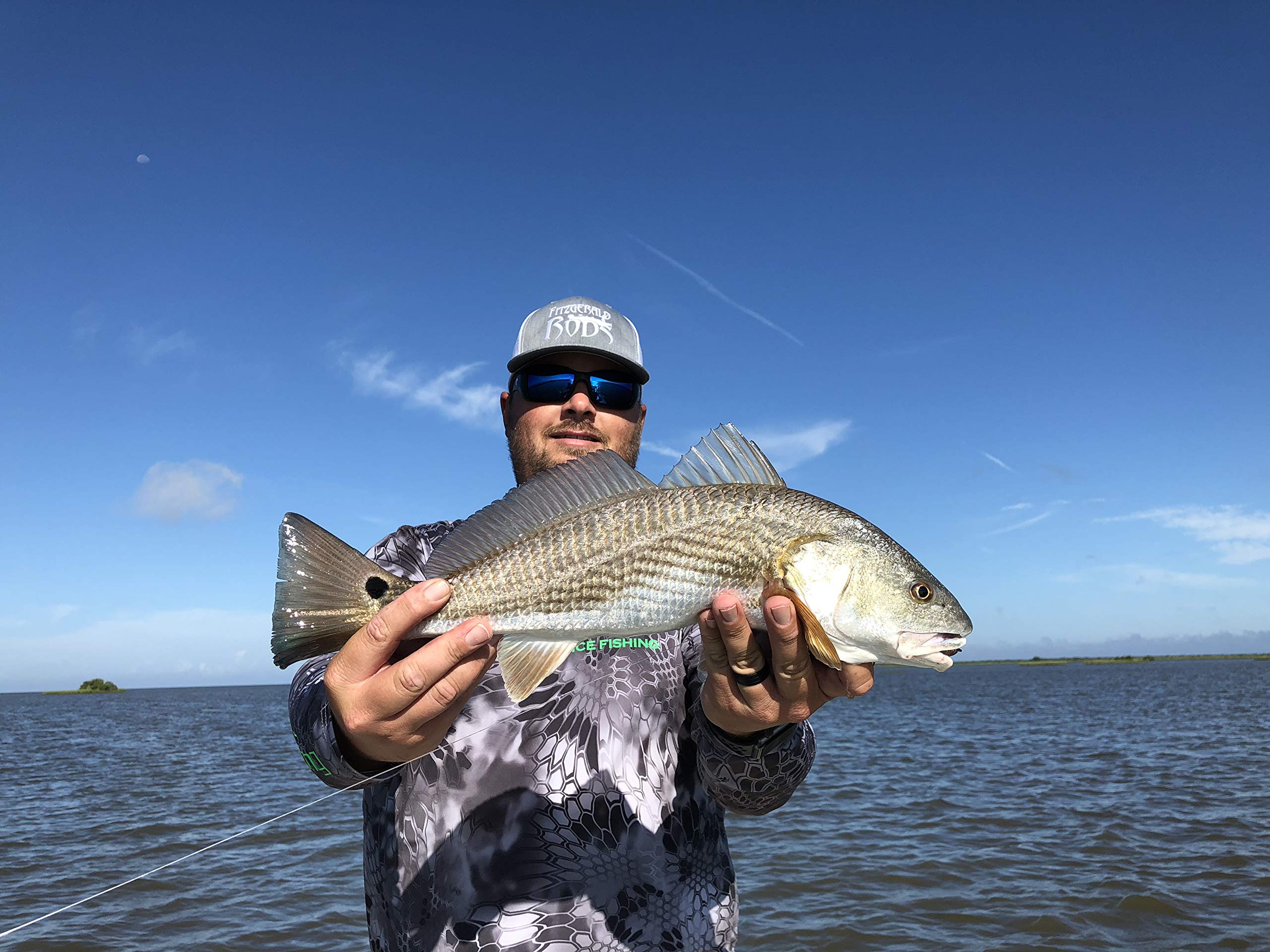 Fitzgerald Fishing All Purpose Series 7'6" Medium - Spinning Graphite Rod - Designed for Bass Fishing and Inshore Fishing