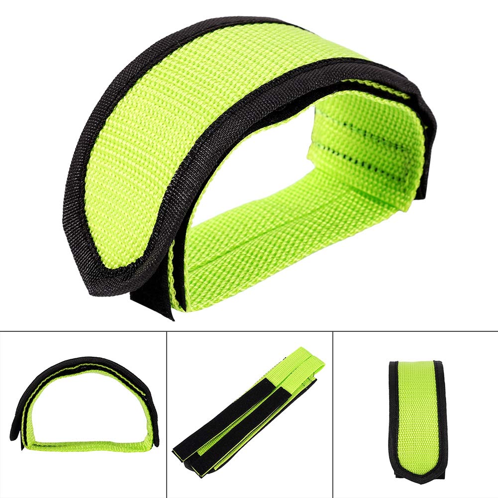 EVTSCAN Bicycle Pedal Toe Clip, Fixed Gear Fixie Road Bike Bicycle Cycling Adhesive Pedal Toe Clip Strap Belt