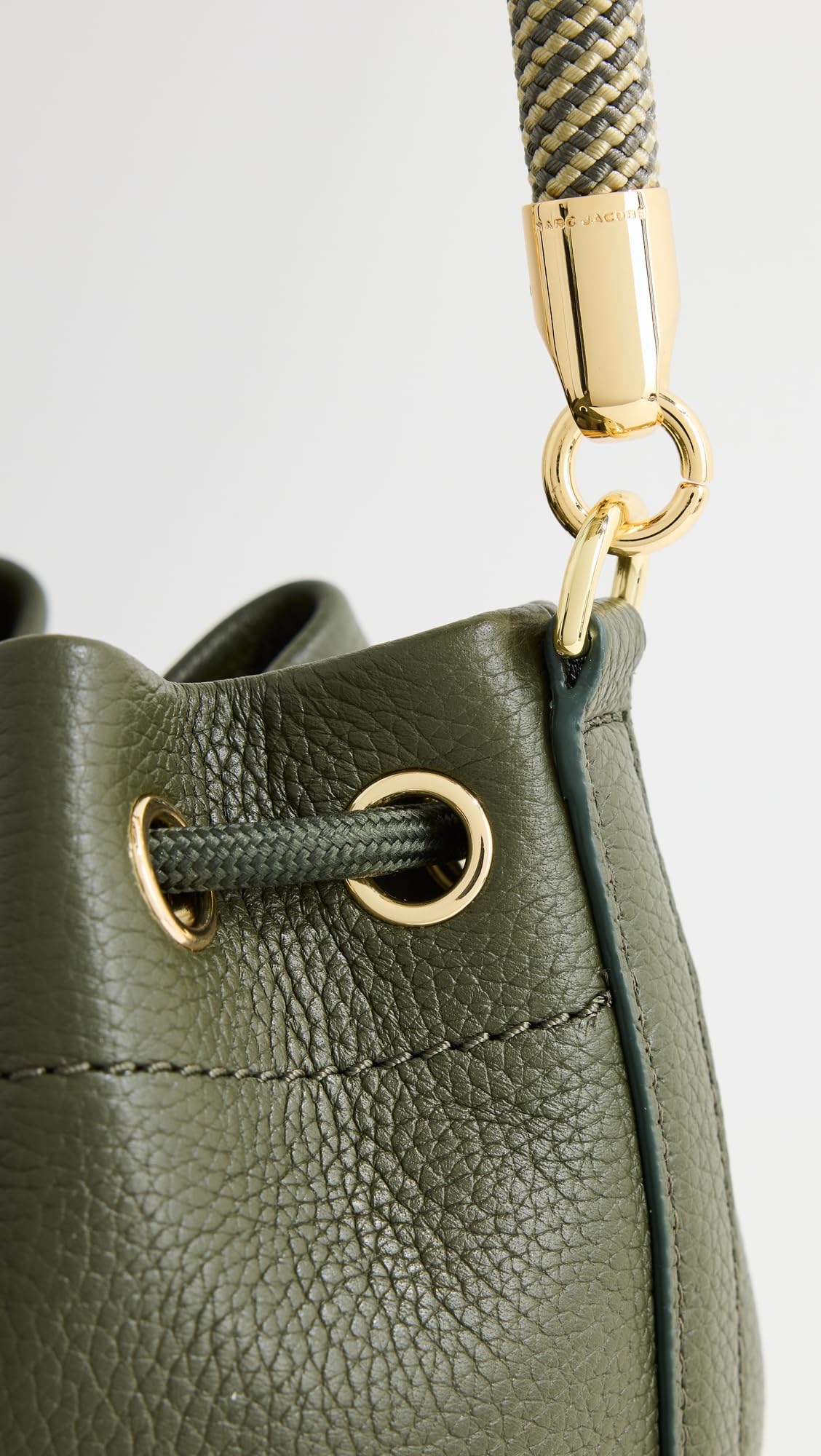 Marc Jacobs The Leather Bucket Bag, Forest