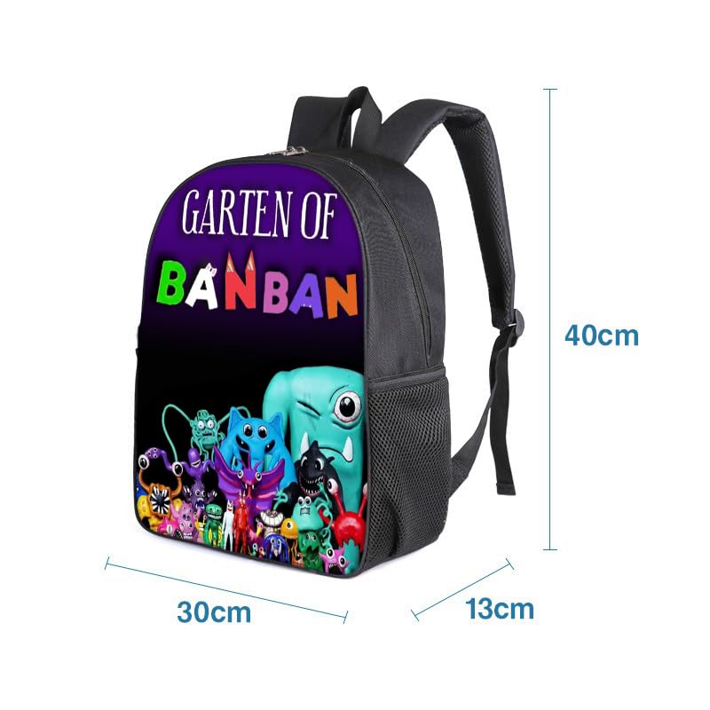 Garten of Banban School backpack with Pencil Boxes and Lunch Boxes for Kids 3Pcs Toddler Backpack School Bags Bookbag