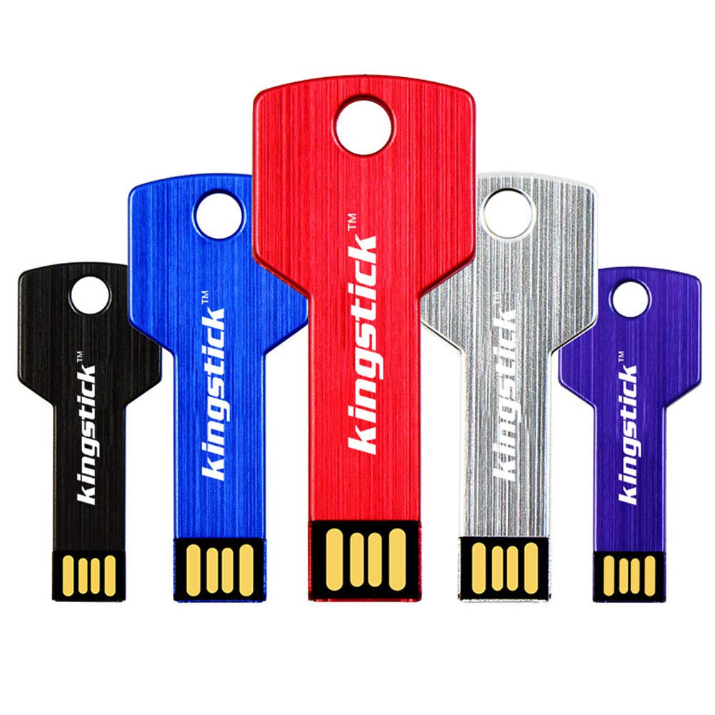 FAgdsyigao USB Flash Drive,4/8/16/32/64GB Ultra-Thin Key Shaped USB 3.0 Flash Drive Memory Stick U Disk - Black 64GB