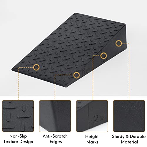 Squat Wedge β Slant Board for Squats Non-Slip Squat Wedge Blocks Improve Squat and Strength Performance Calf Stretcher for Physical Therapy Foot Stretcher