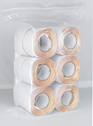 RE-U-ZIP Mounting Strip Refills | 12 Pack | for Use with RE-U-ZIP Reusable Dust Barrier Zippers & Magnetic Entry Strip (Magnetic Dust Barrier Zipper)