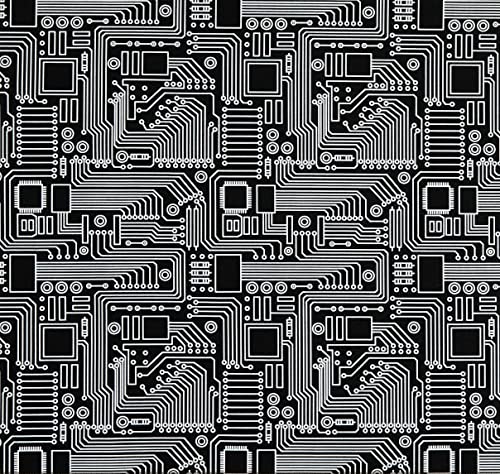 Michael Miller Circuit Board, Black