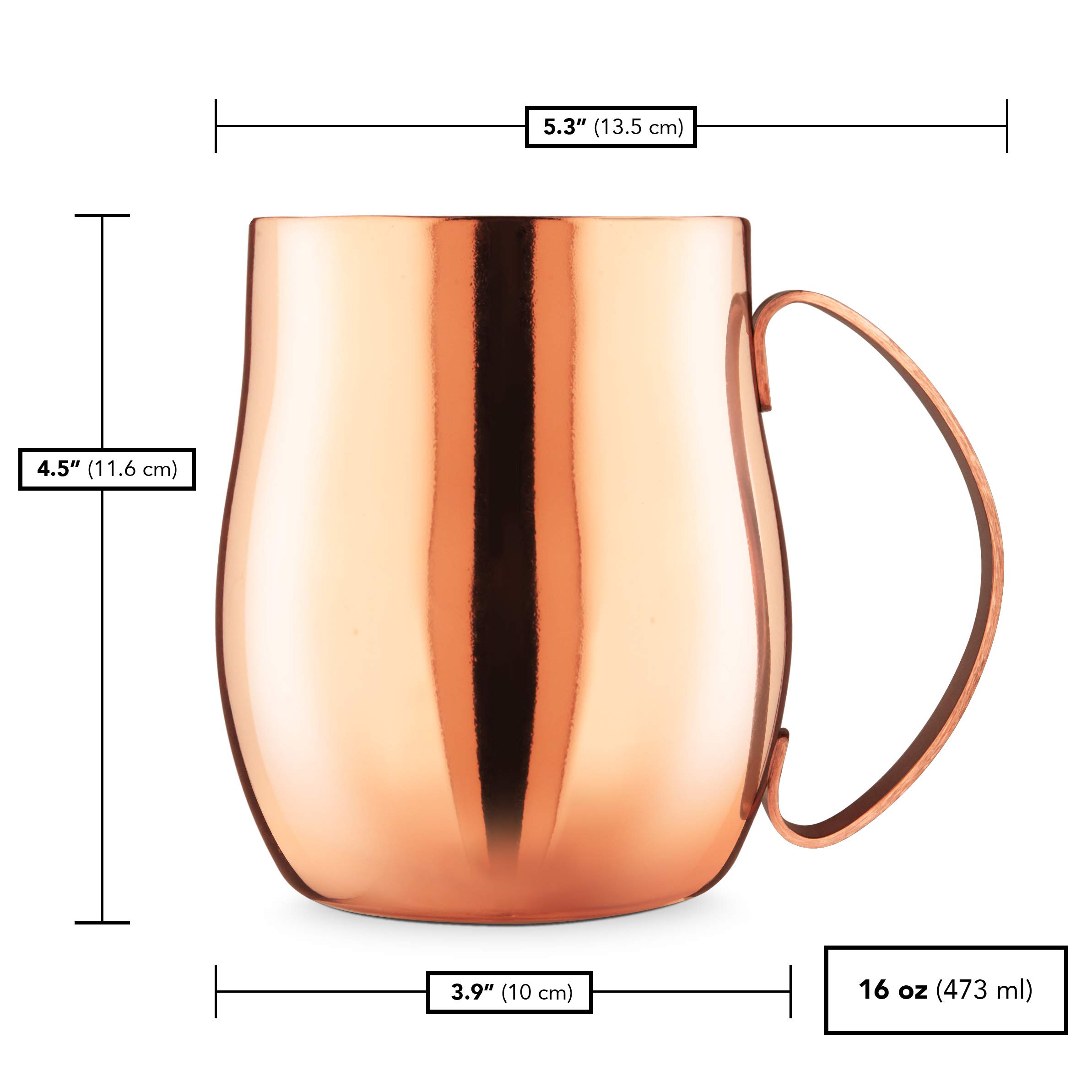 Final Touch Double-Wall Moscow Mule Mug (MM501)
