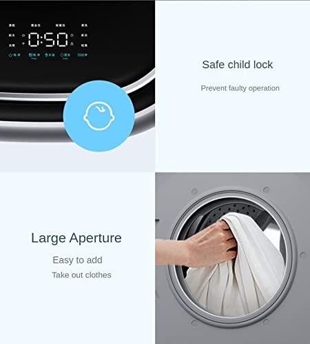 GUABI Full-Automatic Washing Machine and Spin Dryer, Wall-Mounted Washing Machine, Baby and Children's Underwear Automatic Mini Small Baby Special