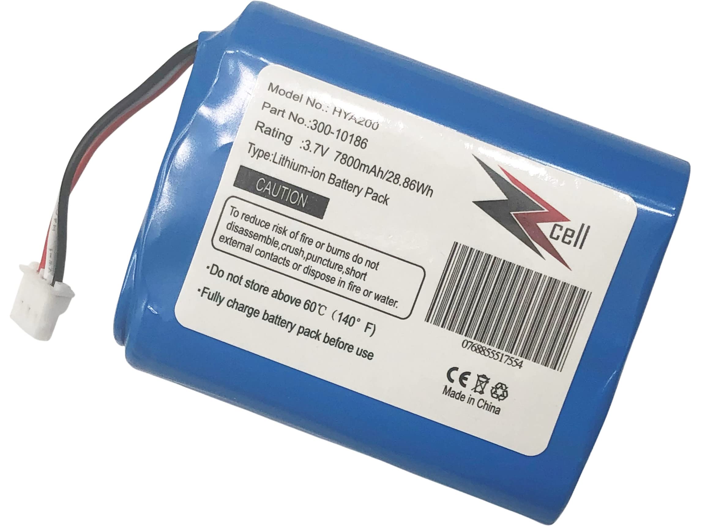 ZZcell® Battery Replacement for ADT Command Smart Security Panel ADT7AIO, ADT5AIO, Honeywell Pro 7, AI05-2, AIO7-1, AIO7-2, 300-10186 Alarm 3.7V 7800mAh