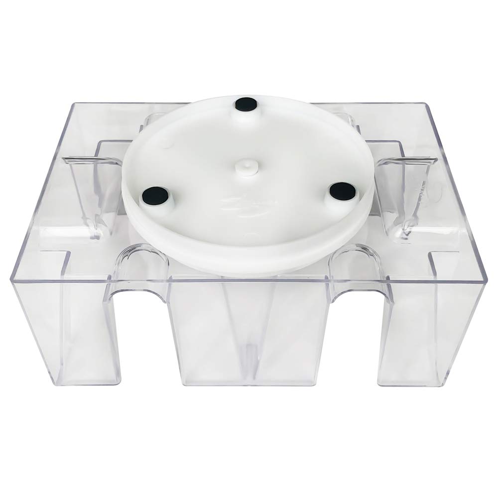 Yuanhe 6 Deck Revolving Rotating Canasta Playing Card Tray