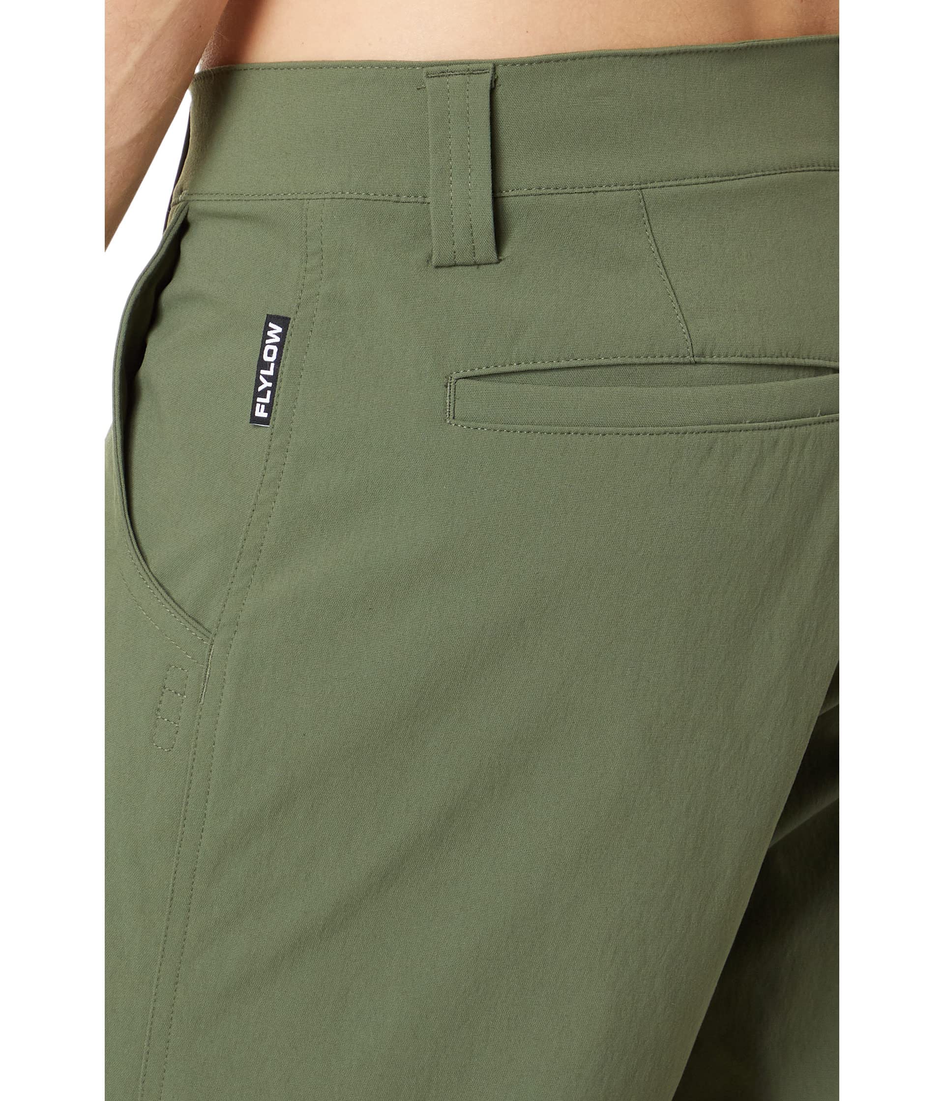 Flylow Men's Hot Tub Short for Hiking, Biking, and Swimming - Ash - 32