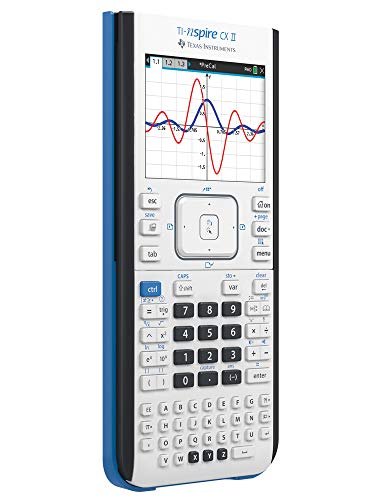 Texas Instruments TI-Nspire CX II Color Graphing Calculator with Student Software (PC/Mac) & TI-Nspire CX II CAS Color Graphing Calculator with Student Software (PC/Mac)