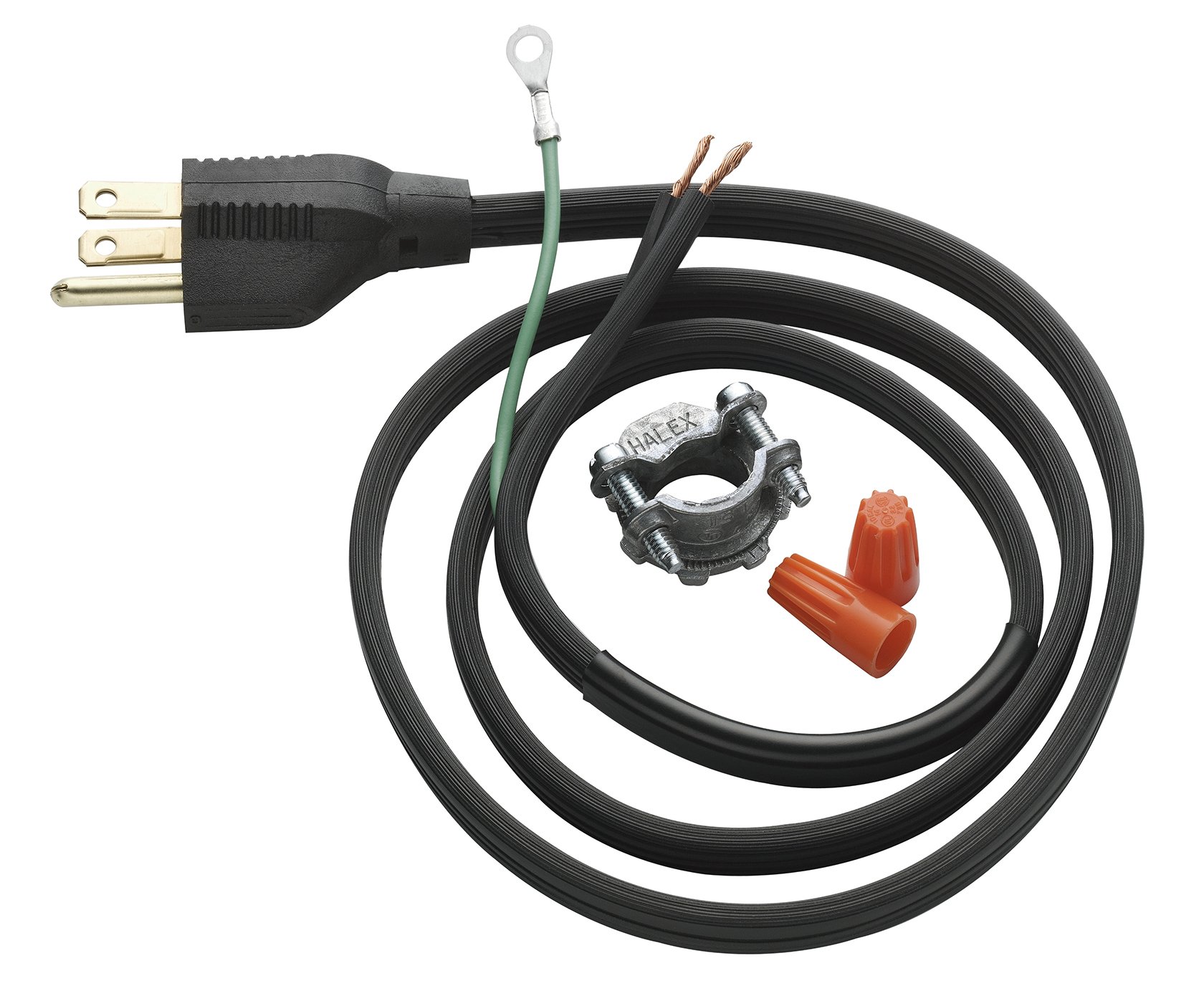 InSinkErator HOT150, one size, Satin Nickel & Garbage Disposal Power Cord Kit, CRD-00, Black, Pack of 1